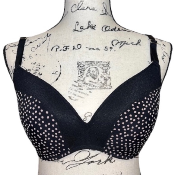 Lively | Intimates & Sleepwear | Lively Painted Polka Black No Wire ...